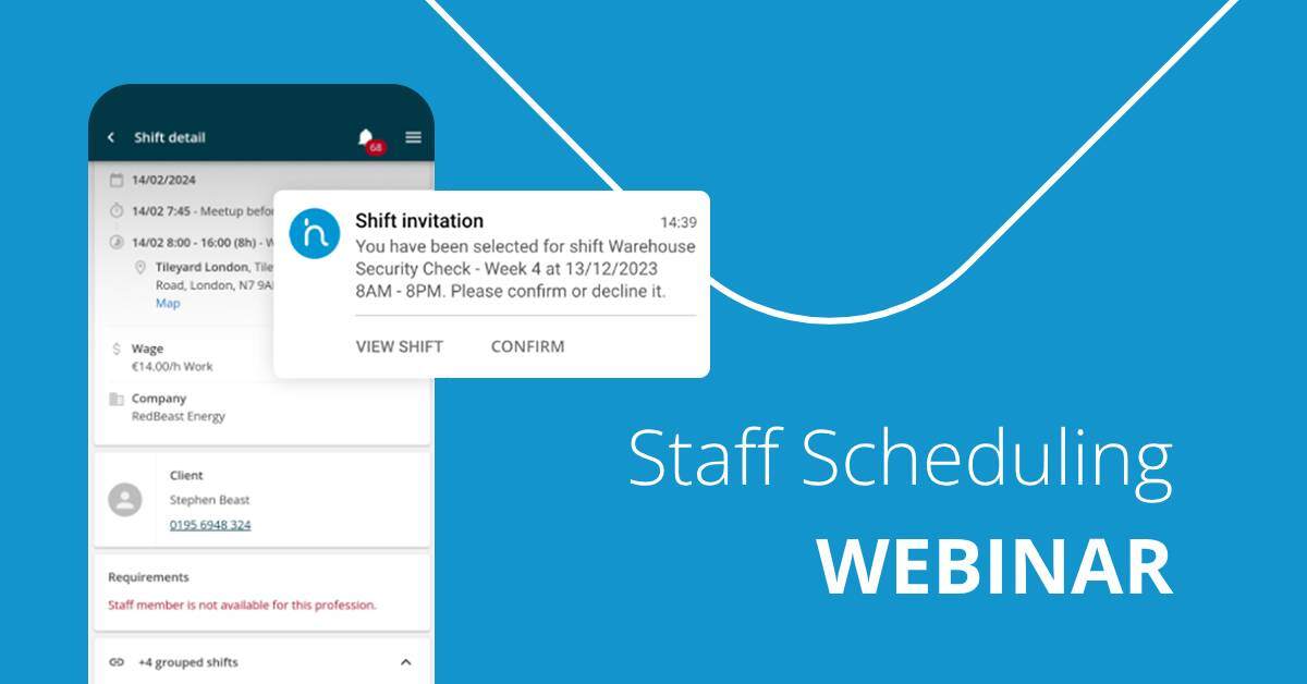 OnSinch Support Webinar: Staff Scheduling Tips
